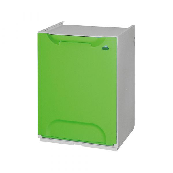 Cassonetto modulare in plastica per la raccolta differenziata Verde